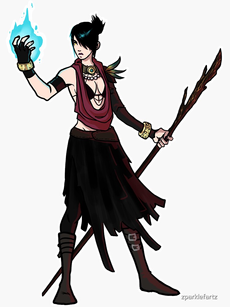 "Morrigan" Sticker for Sale by zparklefartz | Redbubble