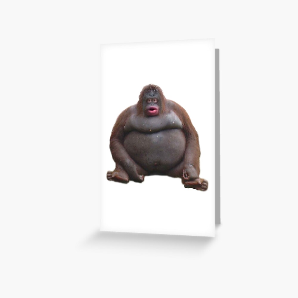 "le monke / uh oh stinky" Greeting Card for Sale by JoeDaEskimo | Redbubble