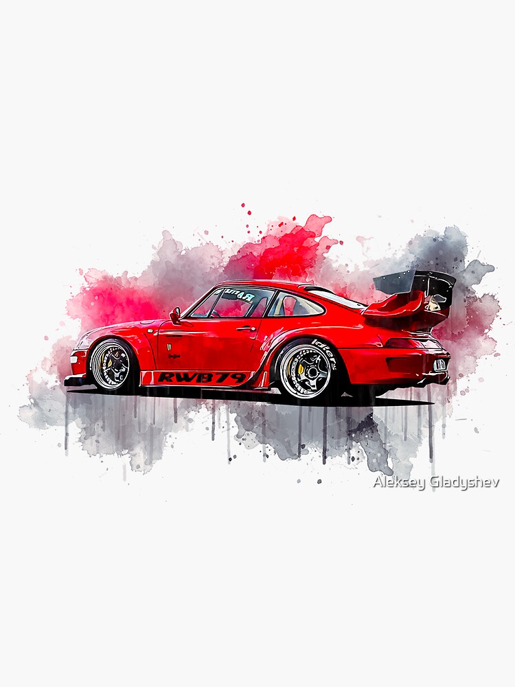 "rwb" Sticker by aleksey88 | Redbubble