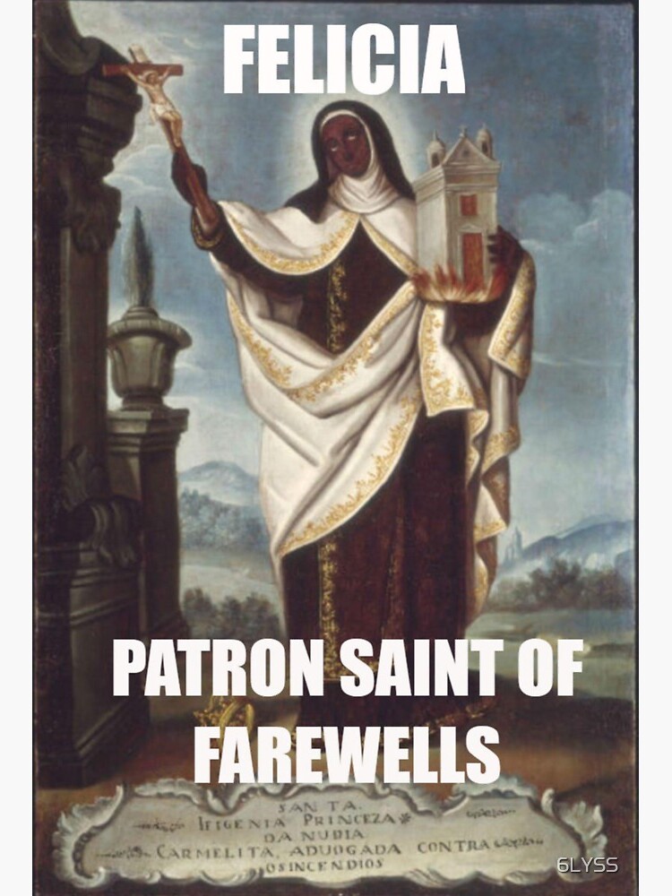 "Felicia, Patron Saint of Farewells" Art Board Print for Sale by 6LYSS ...