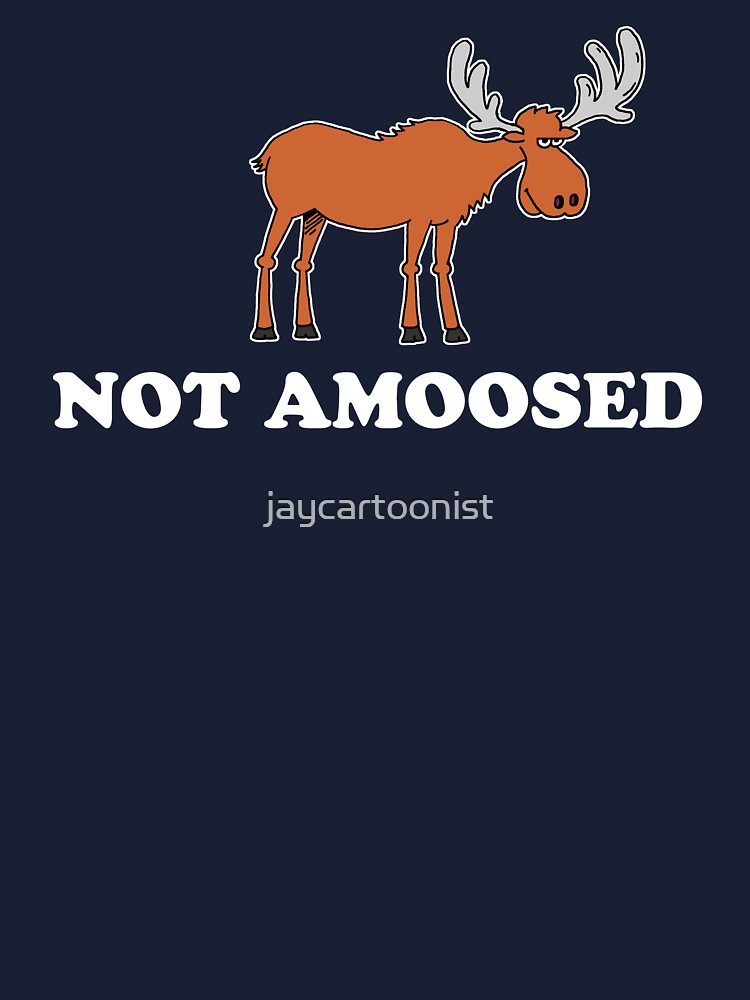 "Not Amoosed Funny Moose Pun" Kids T-Shirt for Sale by jaycartoonist ...