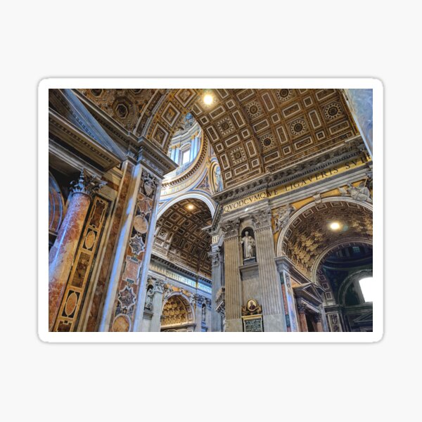 "Saint Peter's Basilica" Sticker by eliza-beth- | Redbubble