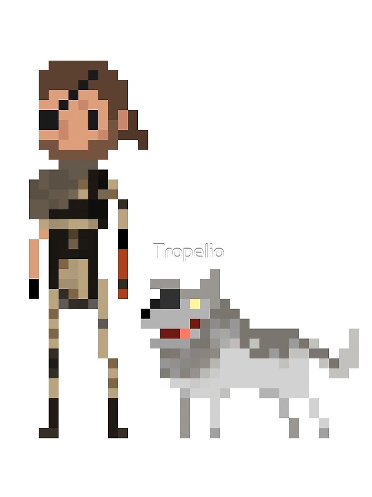 "Pixel Big boss & Diamond dog" Metal Print by Tropelio | Redbubble