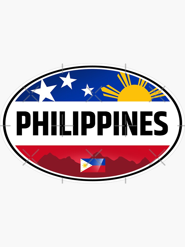 "PH - PHILIPPINES - BUMPER STICKER" Sticker for Sale by pinoytshirt ...