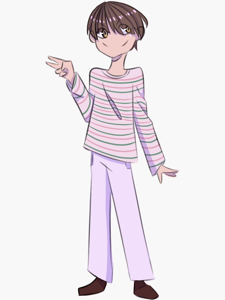 "Summer Vacation - Yuta" Sticker by Peabean | Redbubble