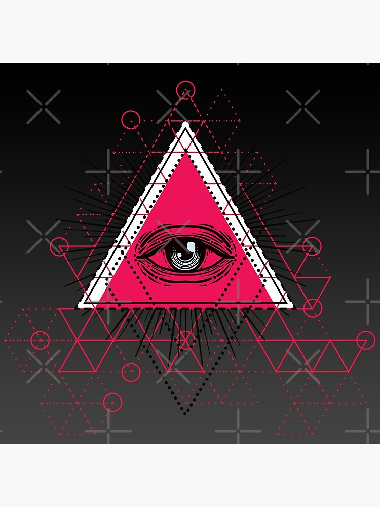 "Sacred Geometry - Eye Of Providence" Art Print for Sale by Amanda ...