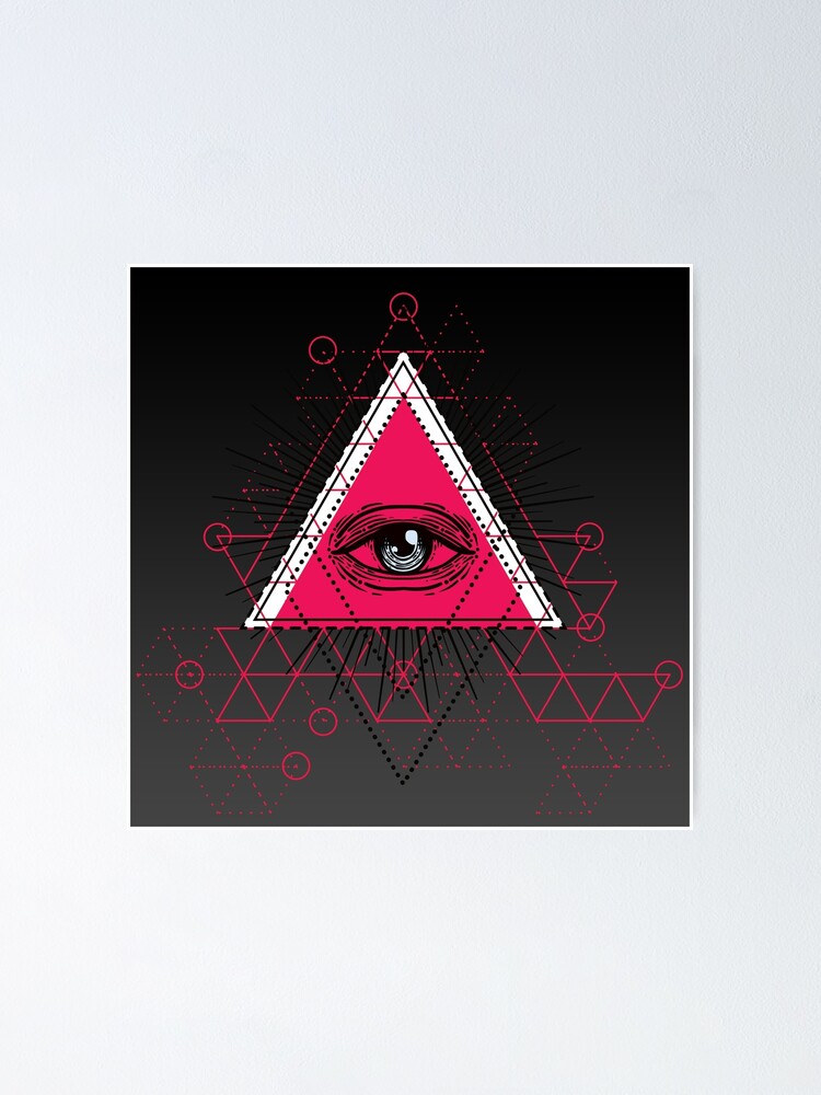 "Heilige Geometrie - Auge der Vorsehung" Poster von Amanda-Lakey ...