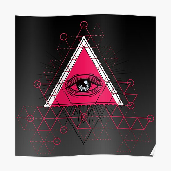 "Heilige Geometrie - Auge der Vorsehung" Poster von Amanda-Lakey ...