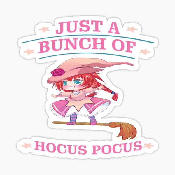 "Halloween Chibi Anime Manga Otaku Hocus Pocus" Sticker for Sale by ...