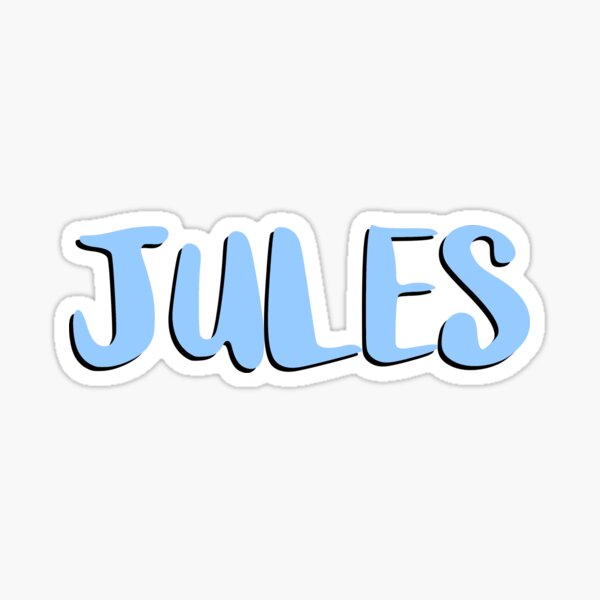 "Blue Jules" Sticker for Sale by FTML | Redbubble