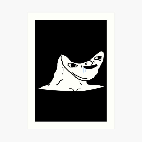 "Brainlet Meme" Art Print for Sale by artsylab | Redbubble