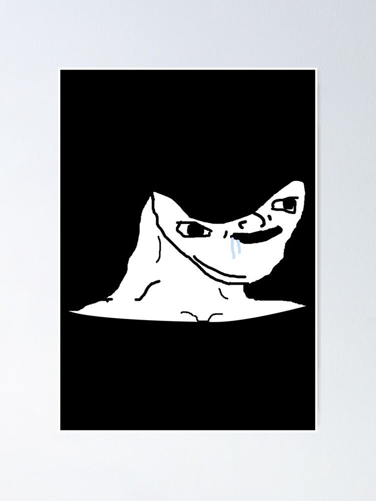 "Brainlet Meme" Poster for Sale by artsylab | Redbubble