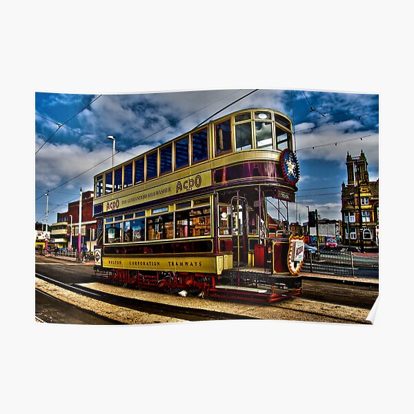Blackpool Tram Posters | Redbubble