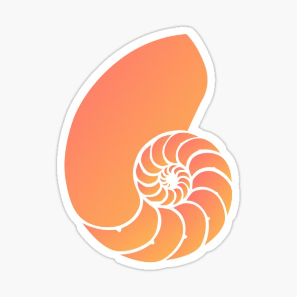 "Nautilus Shell Ocean Animals" Sticker for Sale by SwagHut | Redbubble