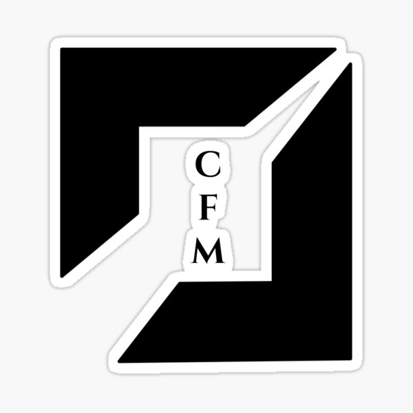 "CFM" Sticker for Sale by kevspill | Redbubble