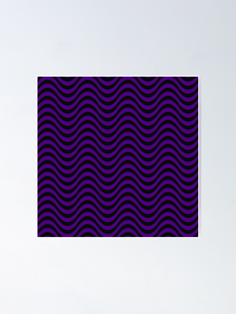 "indigo seamless wave curve" Poster for Sale by atevern | Redbubble
