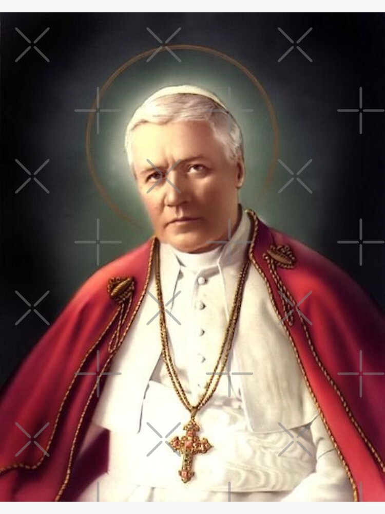 "Pope Pius X - Saint of the Day 21 august" Poster for Sale by koo17leon | Redbubble