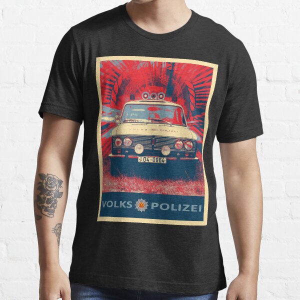 "ddr police car - volkspolizei" T-shirt for Sale by hottehue ...