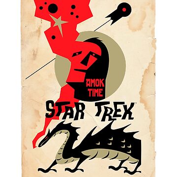 "Star Trek Original Series Amok Time Poster" Essential T-Shirt for Sale ...