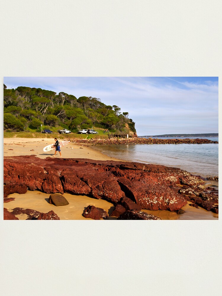 "Bar Beach at Merimbula" Photographic Print by dgstones | Redbubble