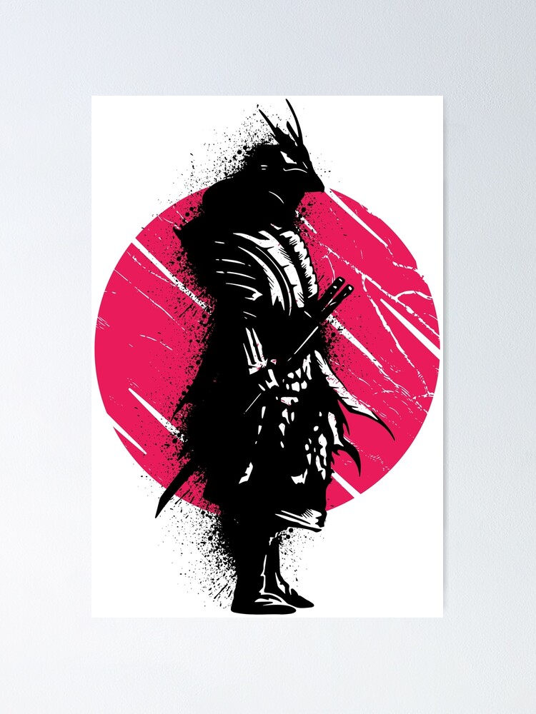 "Japan samurai warrior katana sword fight." Poster by emphatic | Redbubble