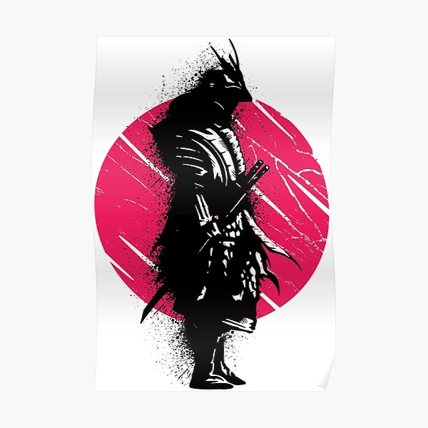 "Japan samurai warrior katana sword fight." Poster by emphatic | Redbubble