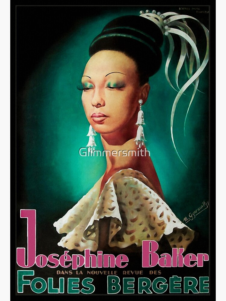 "Josephine Vintage French Dance Advertisement" Poster for Sale by ...