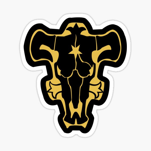 "Black Bull" Sticker for Sale by oyasumitears | Redbubble