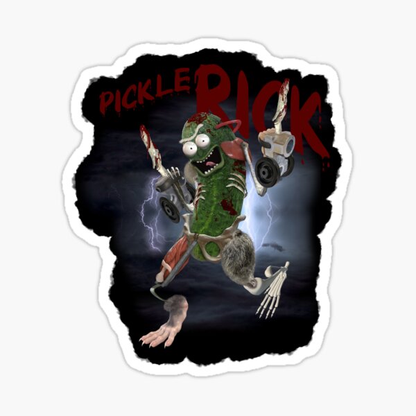 Pickle Rick Stickers | Redbubble