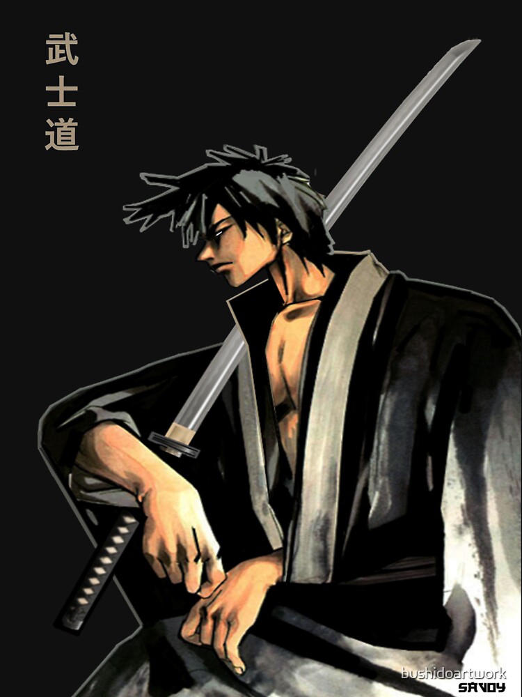 "Chill Samurai" T-shirt for Sale by bushidoartwork | Redbubble ...