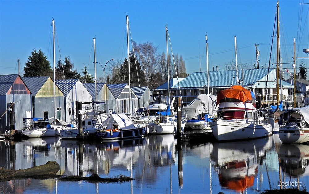 "Ladner Harbour" by Lesliebc | Redbubble