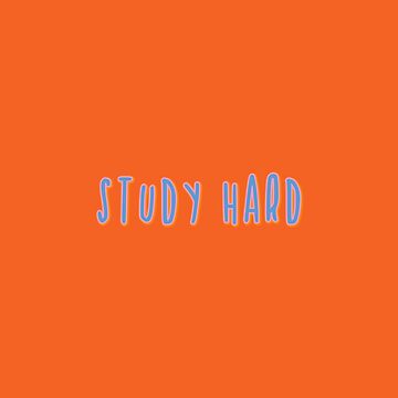 "Study Hard" Sticker for Sale by the-college-gal | Redbubble