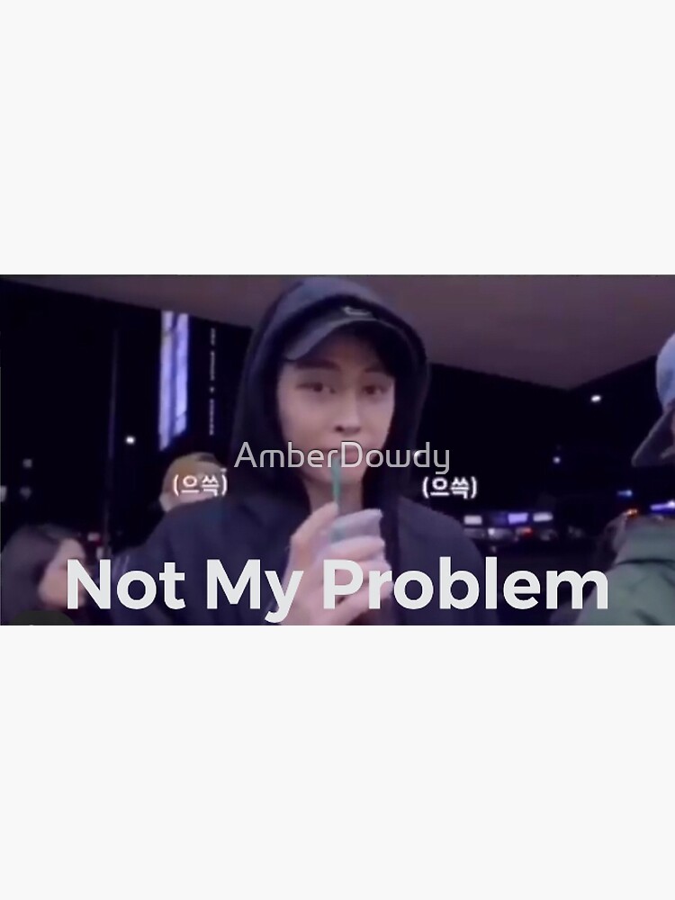 "NCT Johnny Not My Problem" Poster by AmberDowdy | Redbubble