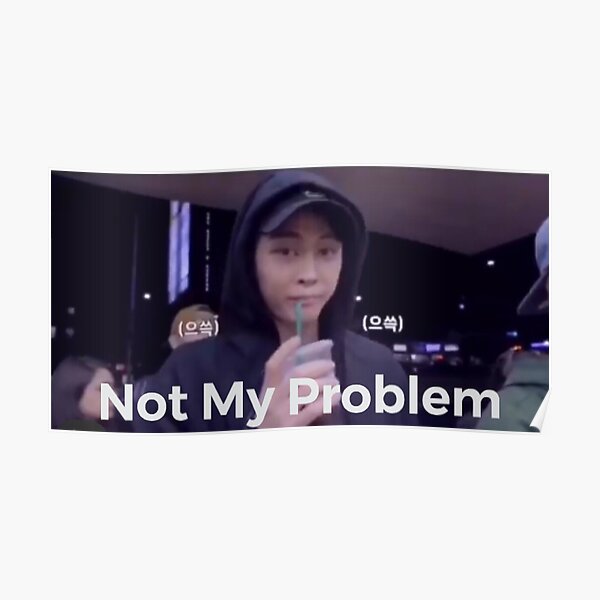 "NCT Johnny Not My Problem" Poster by AmberDowdy | Redbubble
