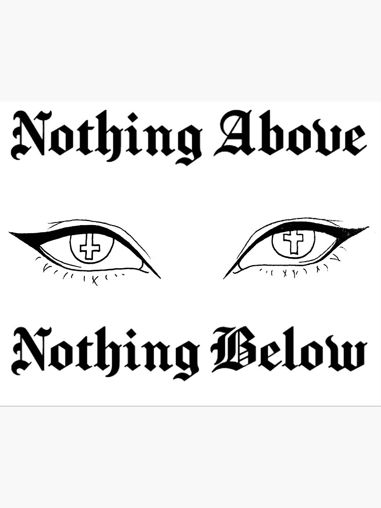 "Death Spells - Nothing Above, Nothing Below" Sticker by jazzypearart ...