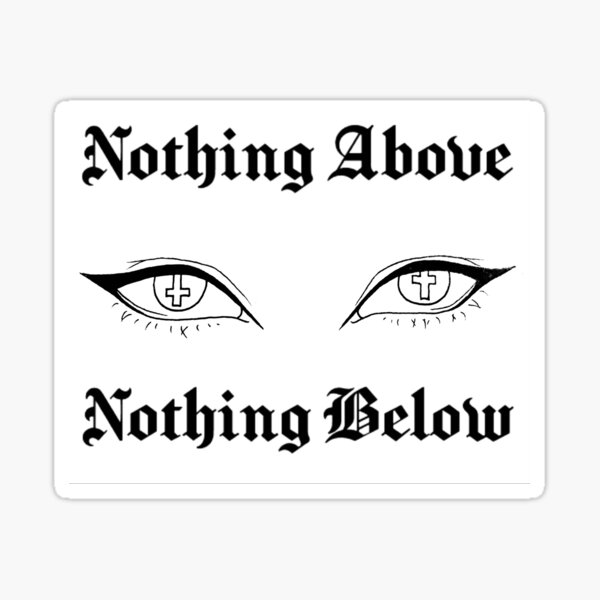 "Death Spells - Nothing Above, Nothing Below" Sticker by jazzypearart ...