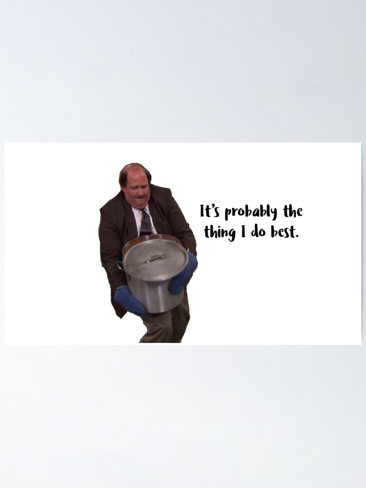 "Kevin Spills Chili" Poster by Jfanart | Redbubble