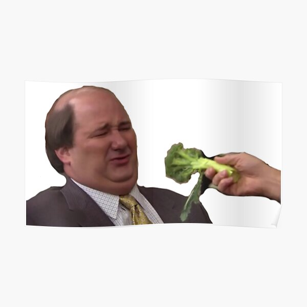"Kevin Broccoli The office" Poster for Sale by Jfanart | Redbubble