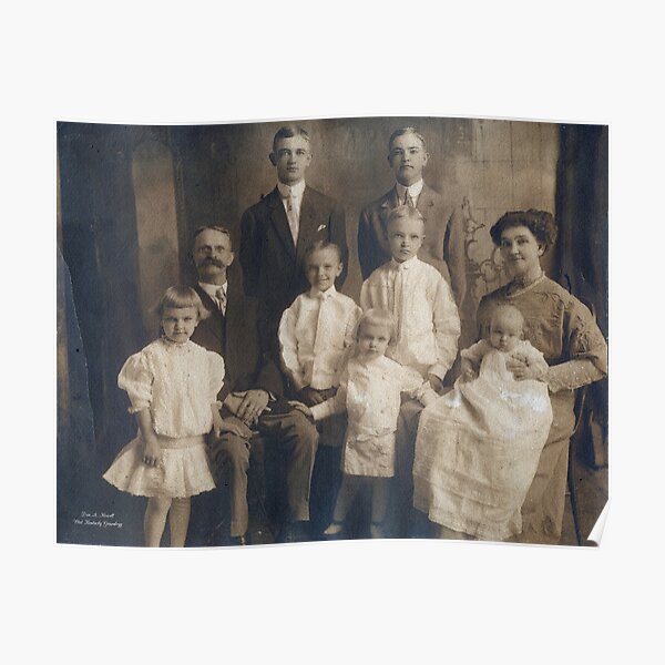 "COVINGTON FAMILY PHOTOGRAPHS, MAYFIELD, KENTUCKY" Poster for Sale by ...