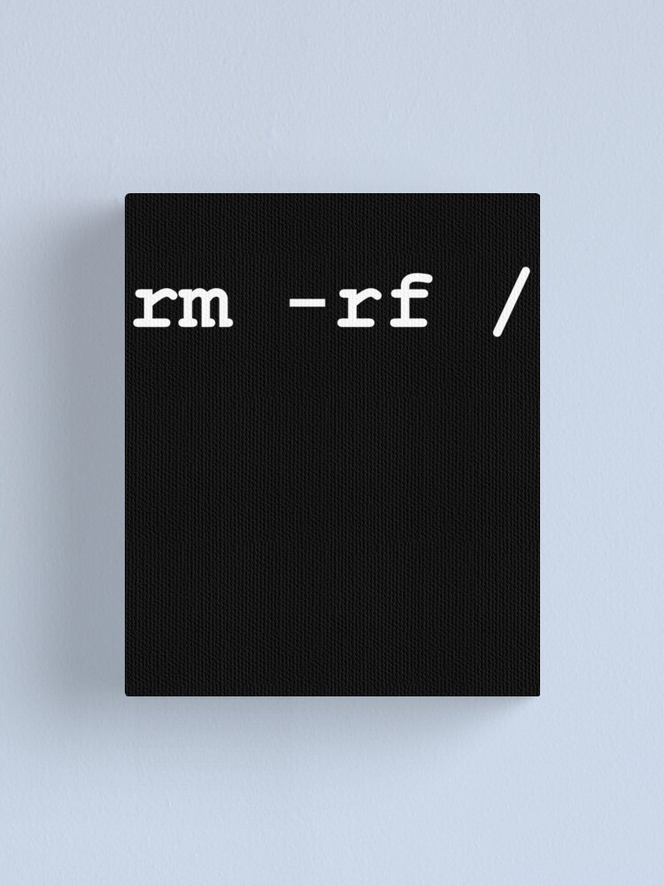 Funny Unix Linux Programmer Sys Admin Shell Script Canvas Print By Thecreekman Redbubble 