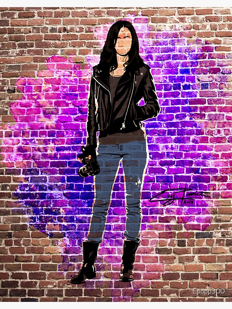 "Jessica Color Block" Sticker for Sale by Epopp300 | Redbubble