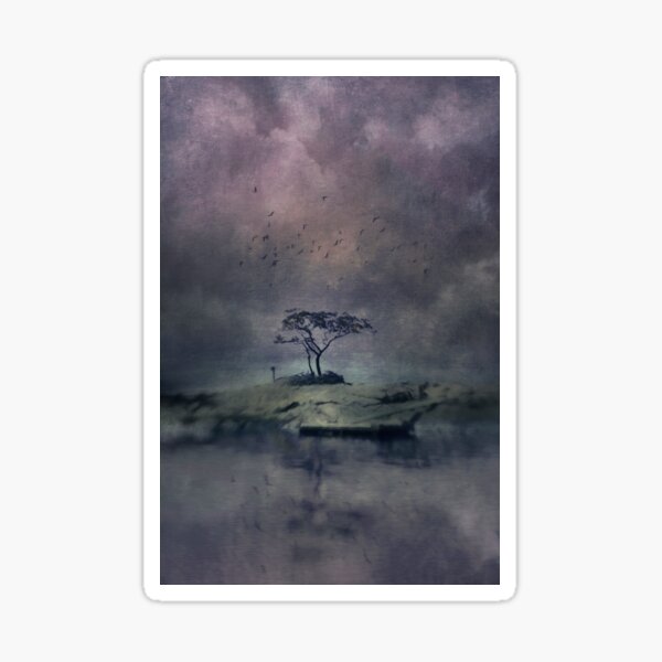 "Dark and stormy" Sticker for Sale by Mirror | Redbubble