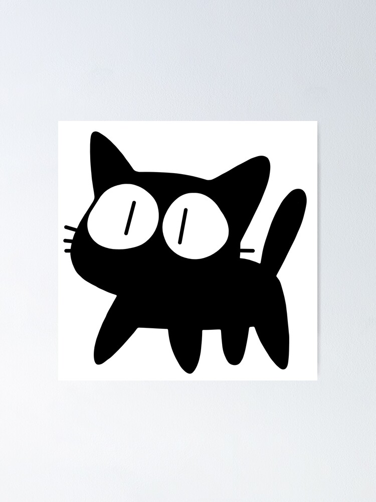 "Takkun the Cat" Poster for Sale by Brandonchutuk | Redbubble