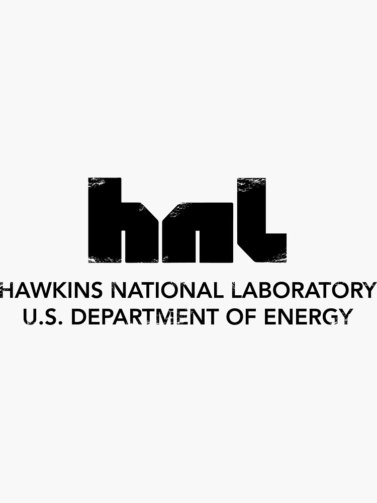 "Hawkins National Laboratory | Stranger Things" Sticker for Sale by ...
