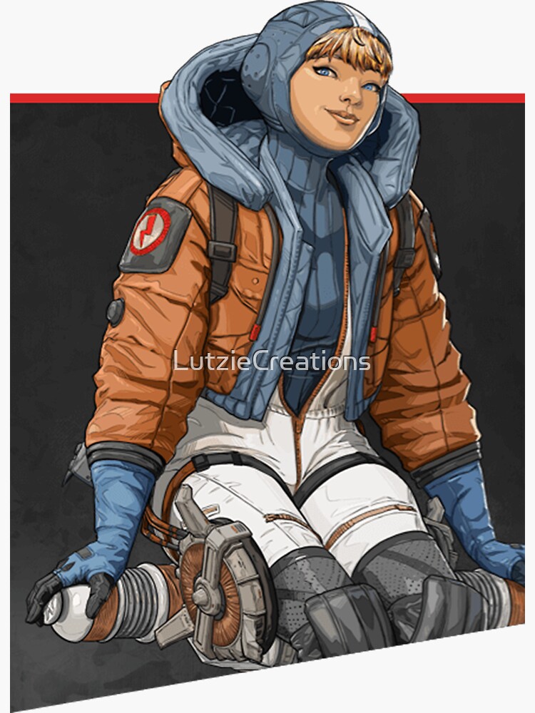 "Apex Legends Wattson Black" Sticker for Sale by LutzieCreations ...