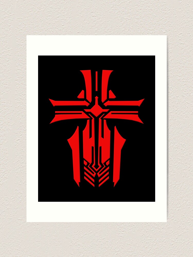 "Iron Blood Emblem" Art Print for Sale by F3NR15ULFR | Redbubble