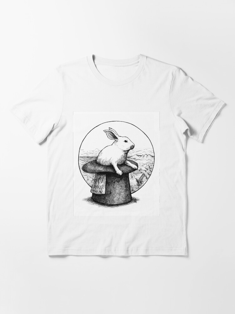 "WHITE RABBIT" T-shirt by wilbur32557 | Redbubble