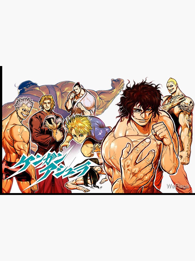 "KENGAN FIGHTERS (Kengan Ashura)" Sticker for Sale by WeFlaya | Redbubble