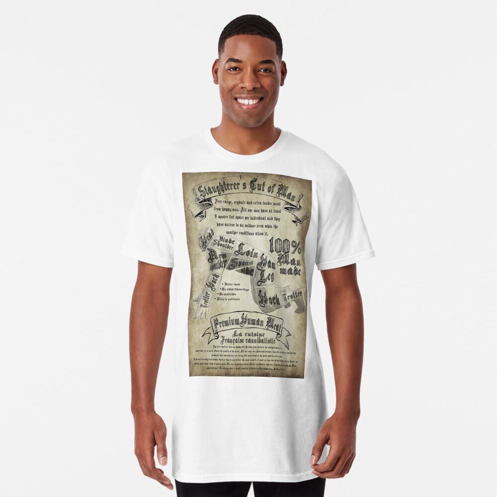 "Meat chart - best human meat cutting" Poster for Sale by Andy Renard ...