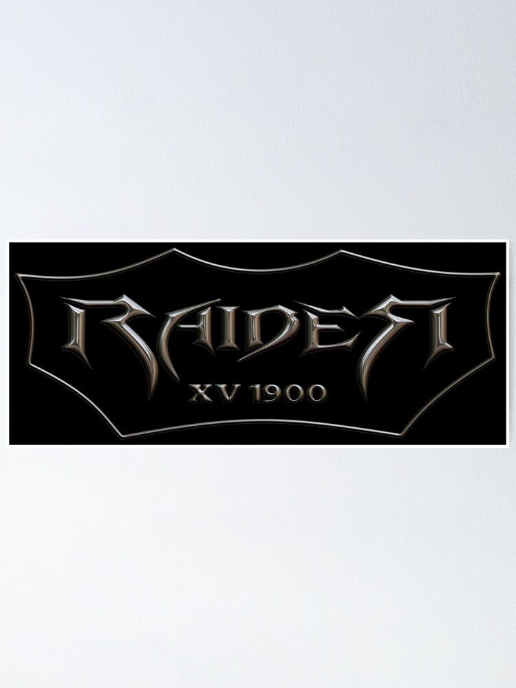"Raider XV 1900, XV1900 logo 3" Poster for Sale by KlaraBubble | Redbubble